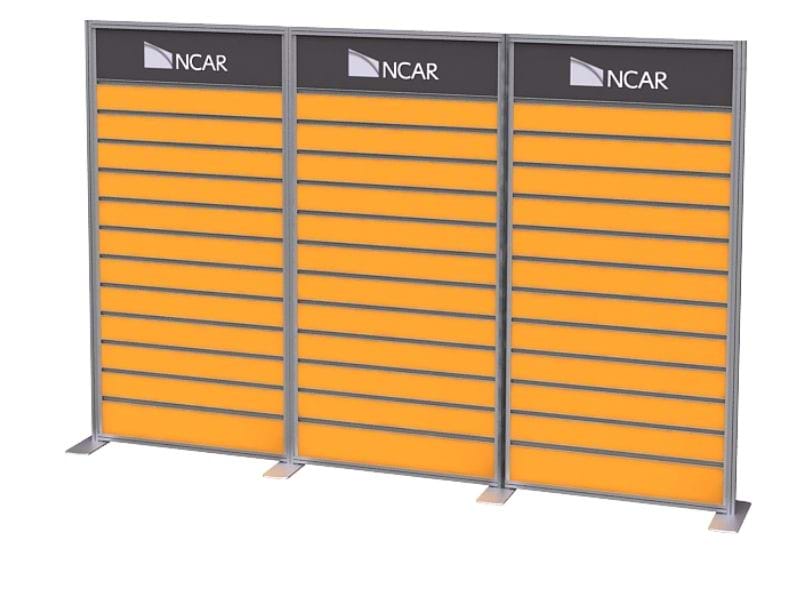 Portable Slat Wall Archives - Displays2Go Media